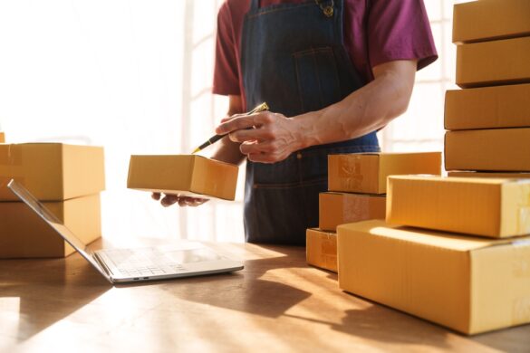 Sendungsstatus: "Processed in the parcel center of origin"